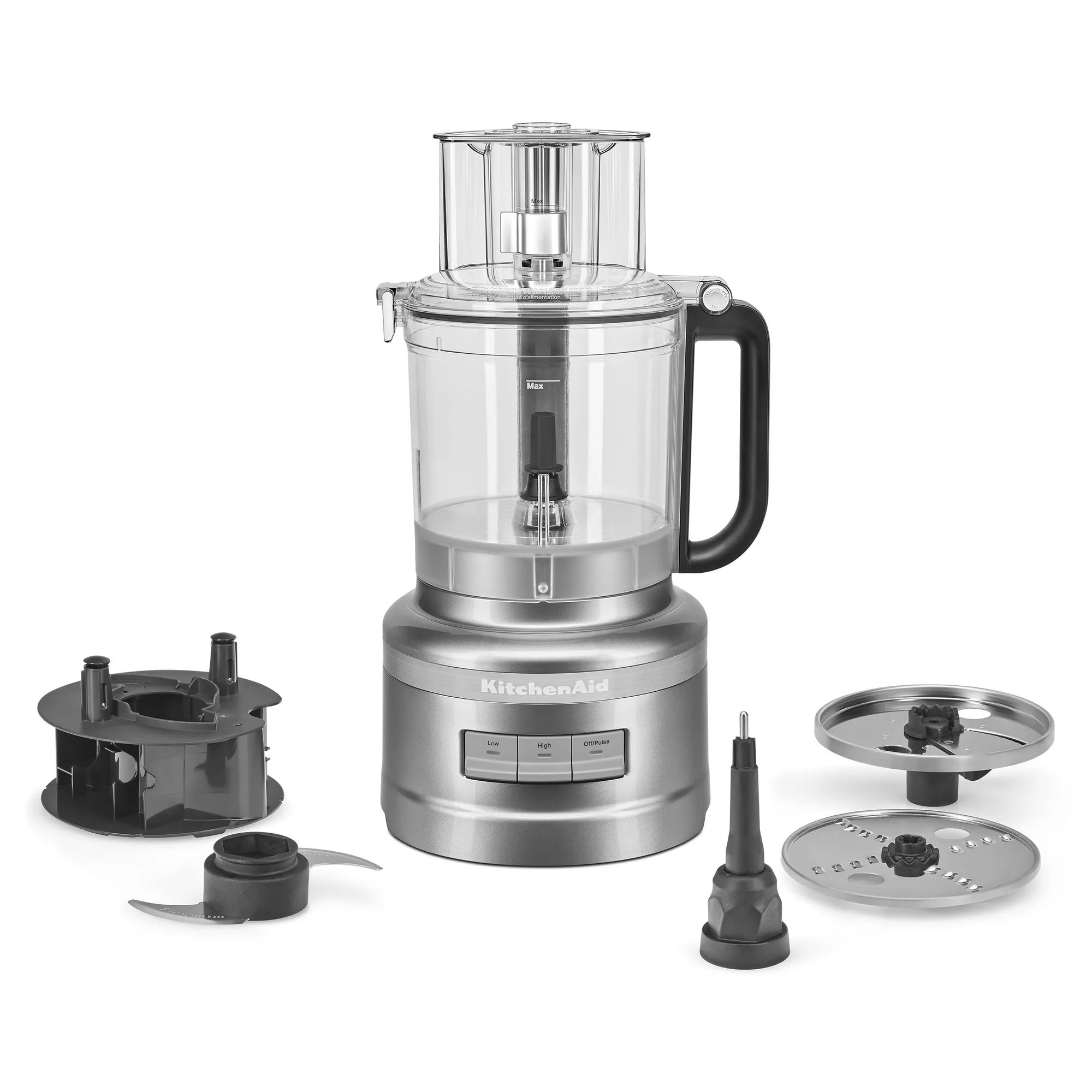 KitchenAid - KFP1317 - 13 Cup Food Processor, Contour Silver – NJS ...