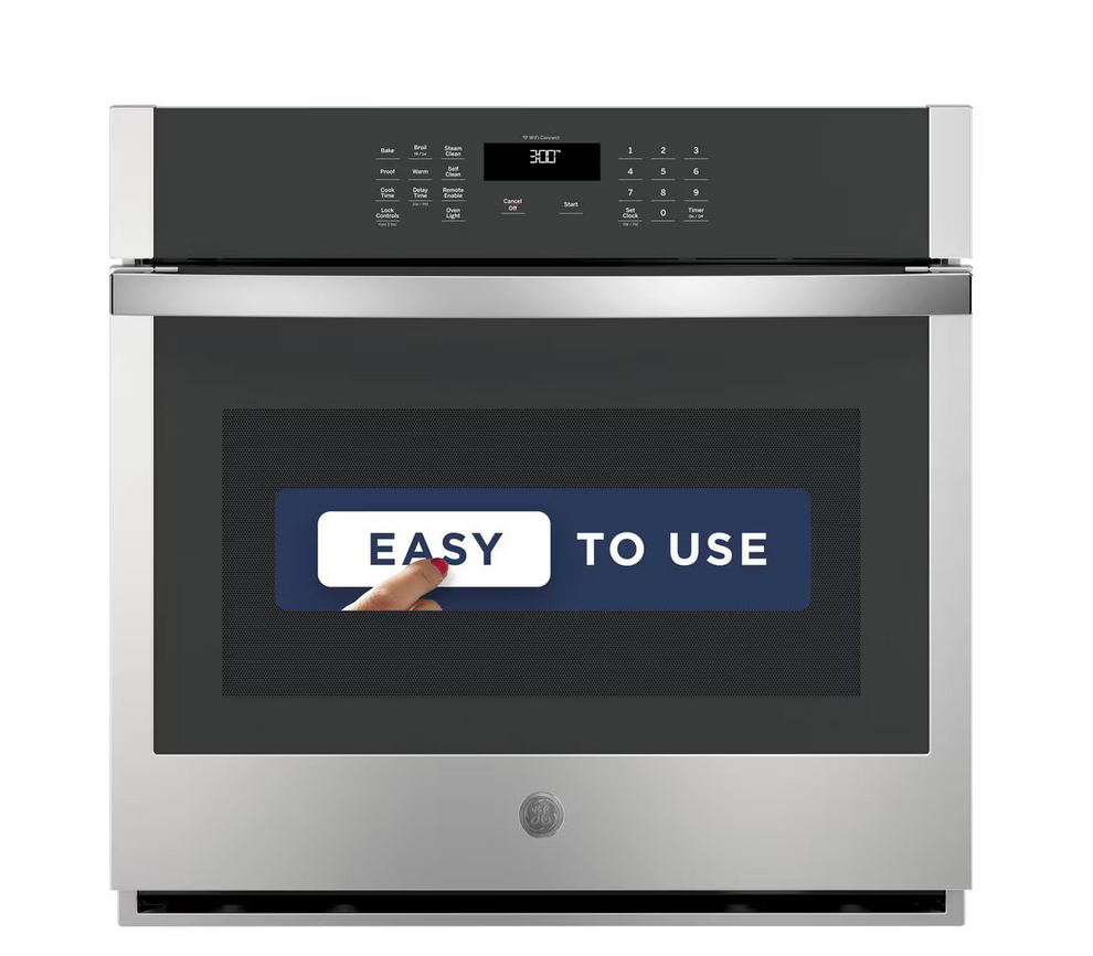GE Model #JTS3000SNSS 30 in. Smart Single Electric Wall Oven Self-Clea ...