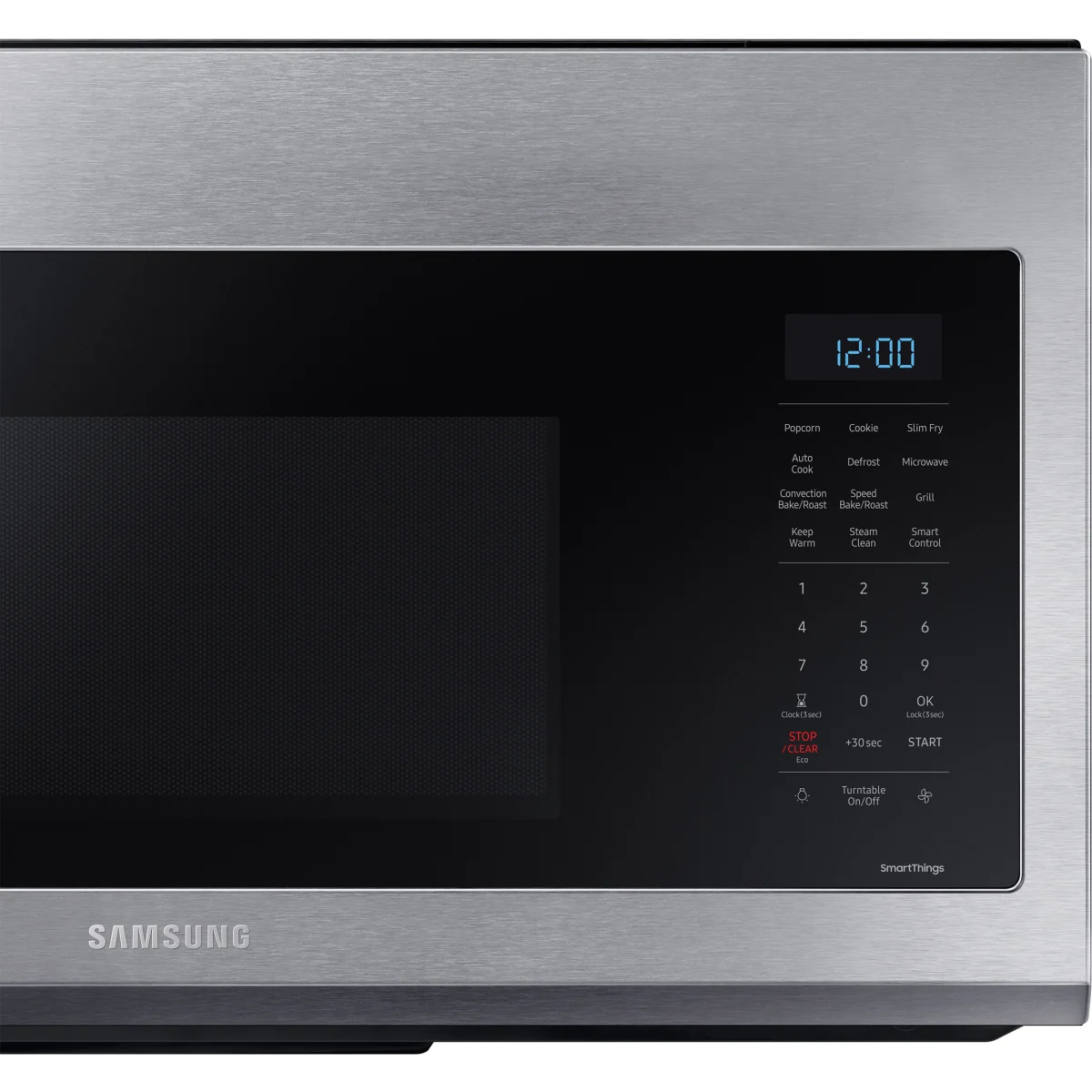 Samsung - MC17T8000CS 30 Inch Over the Range Convection Smart Microwav ...